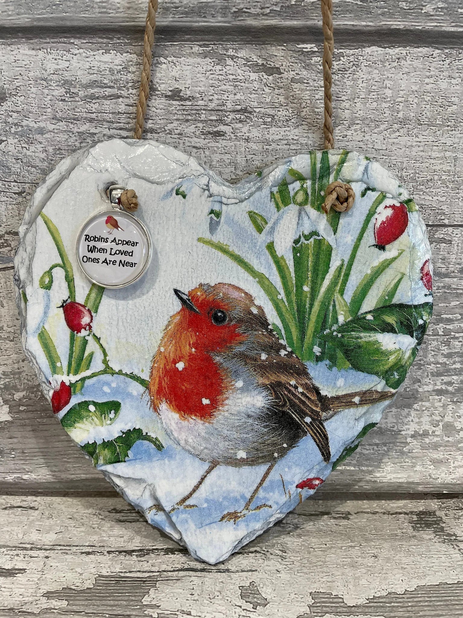Slate Hearts – Mrs Wreath Designs Uk