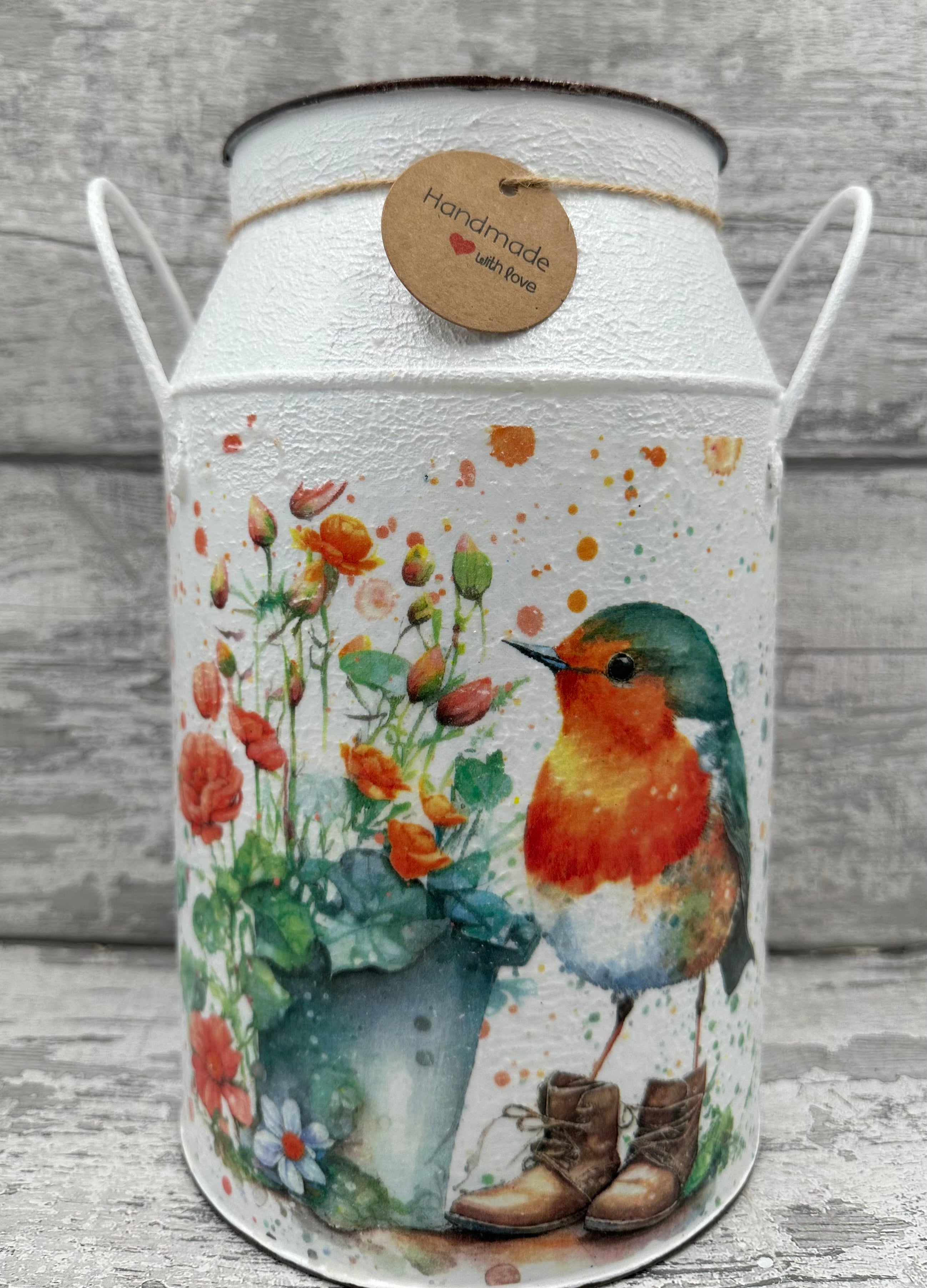 Robin churn – Mrs Wreath Designs Uk