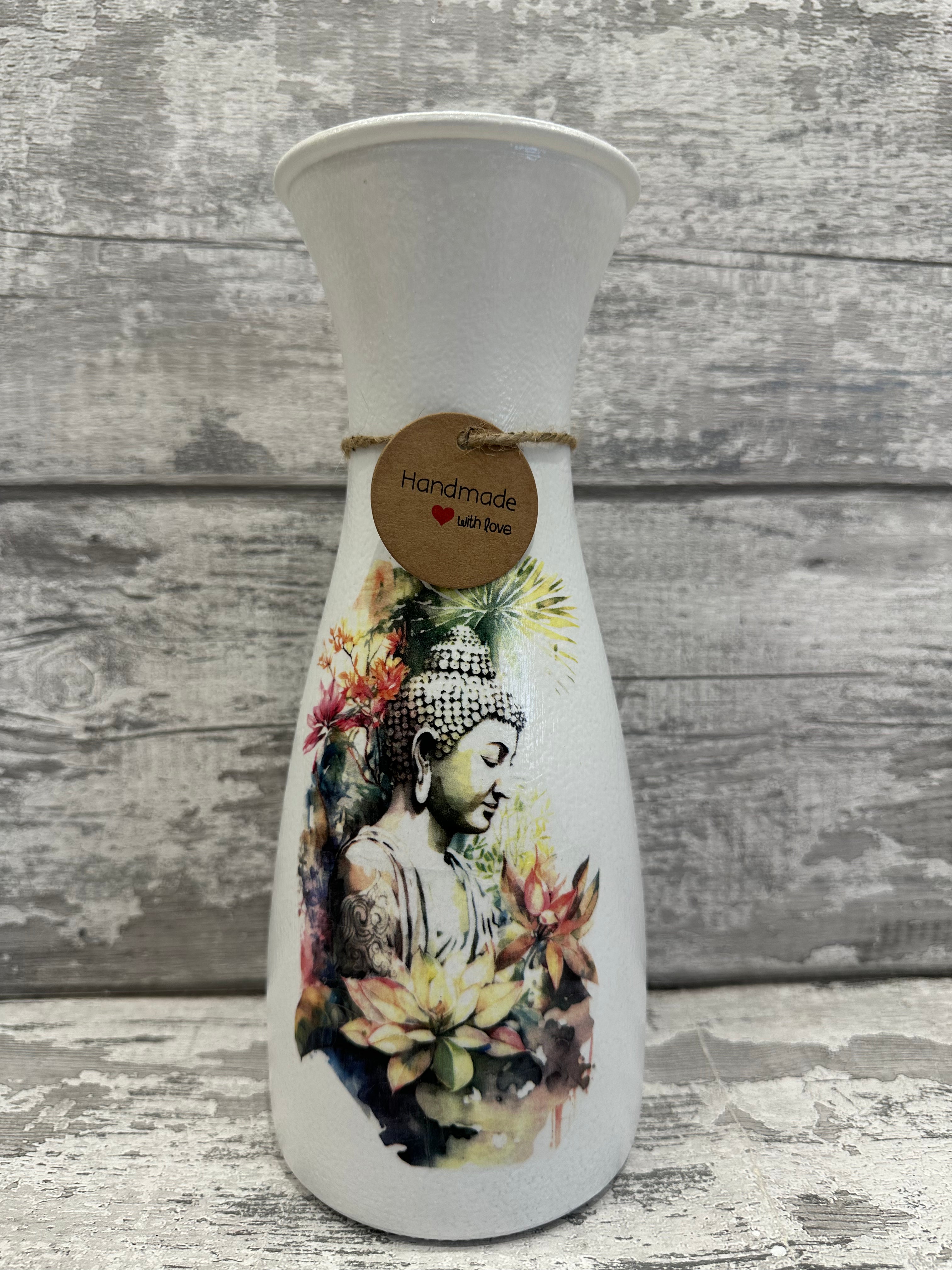 Buddha vase – Mrs Wreath Designs Uk
