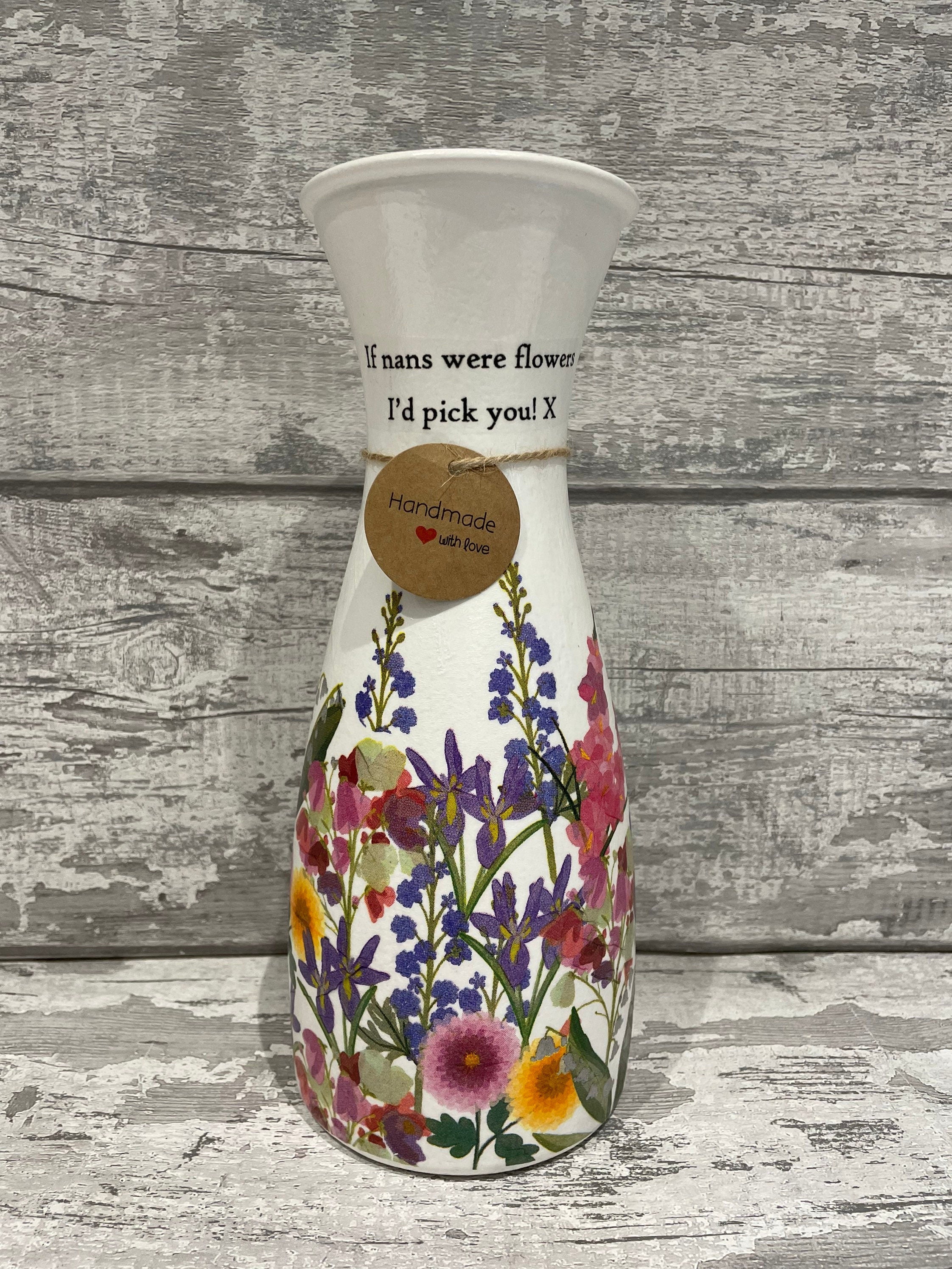 Nan vase - Flower – Mrs Wreath Designs Uk